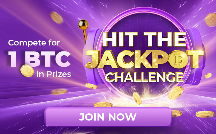 Compete for 1 BTC in Prizes - Hit The Jackpot Challenge!