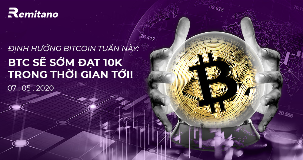 Định hướng Bitcoin tuần này: BTC sẽ sớm đạt 10k trong thời gian tới!