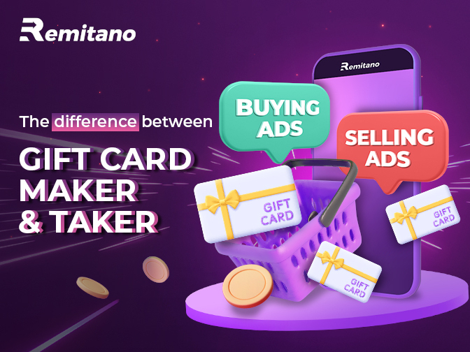 The difference between gift card taker and maker