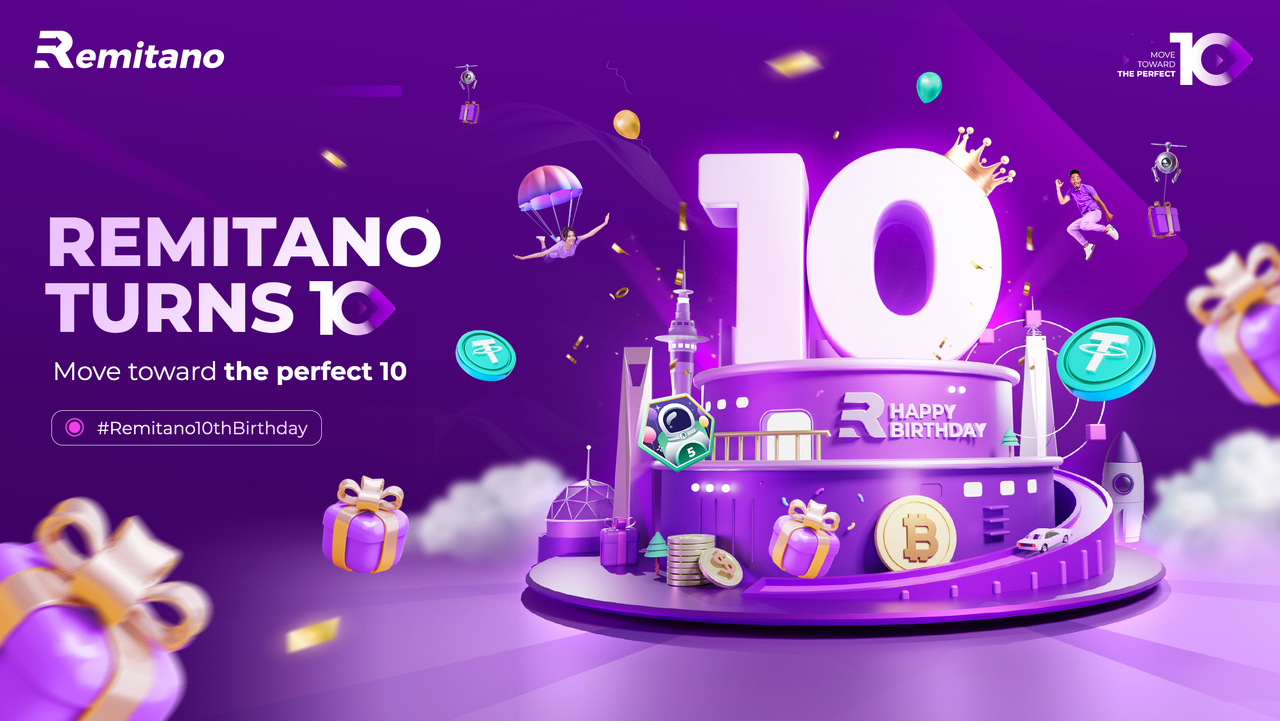 Remitano Turns 10: Win Big with Up To $30,000 in Prizes and Exclusive ...